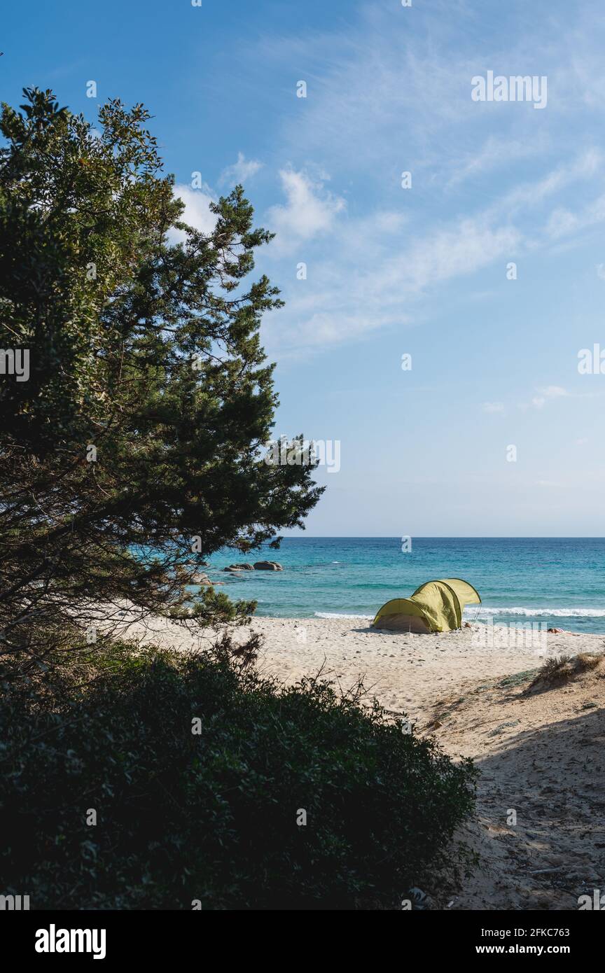 Vertical camping hi-res stock photography and images - Alamy