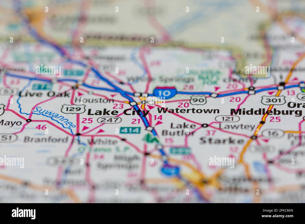 Watertown florida map hi-res stock photography and images - Alamy