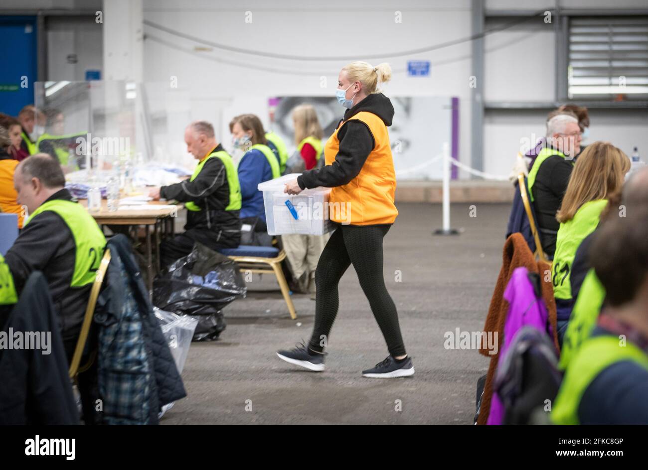 The City of Edinburgh Council elections staff at the Royal Highland ...