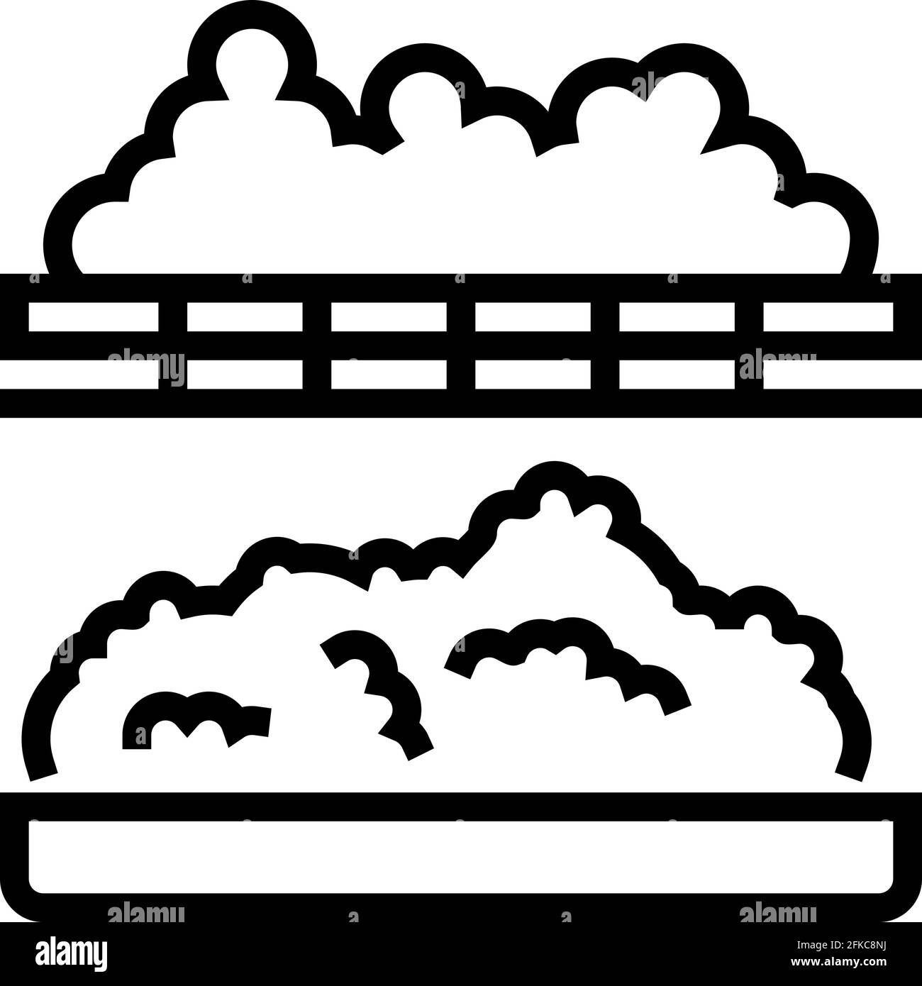 coagulation cheese production line icon vector illustration Stock ...