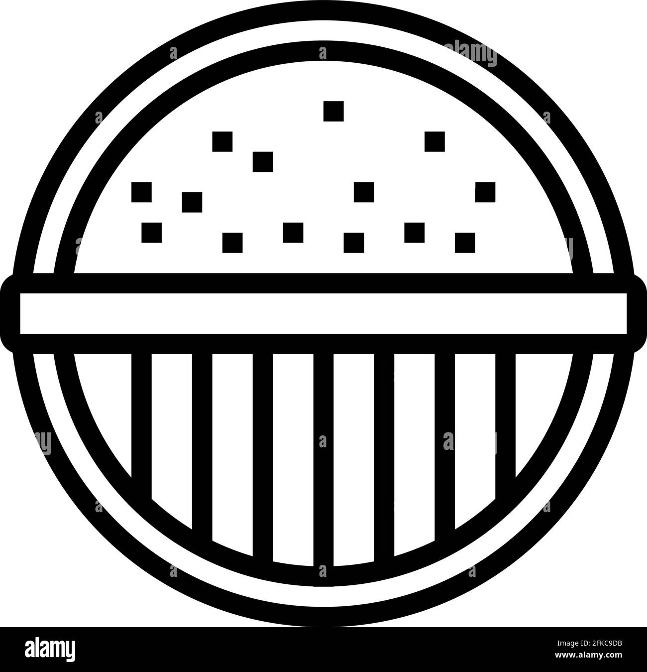 culturing cheese production line icon vector illustration Stock Vector ...