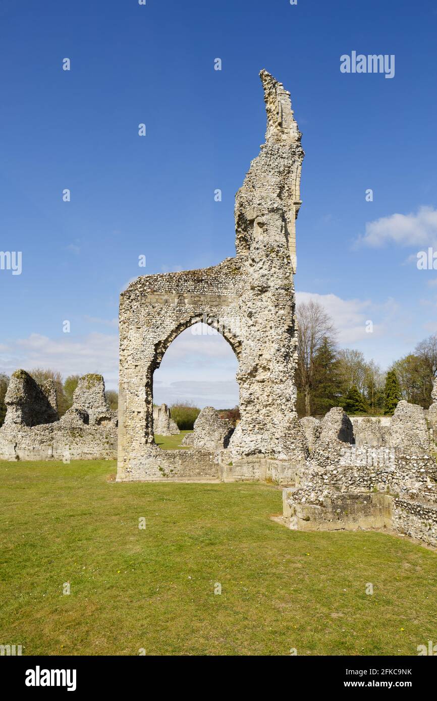 The Priory of Our Lady of Thetford, ruins of the Medieval Cluniac ...