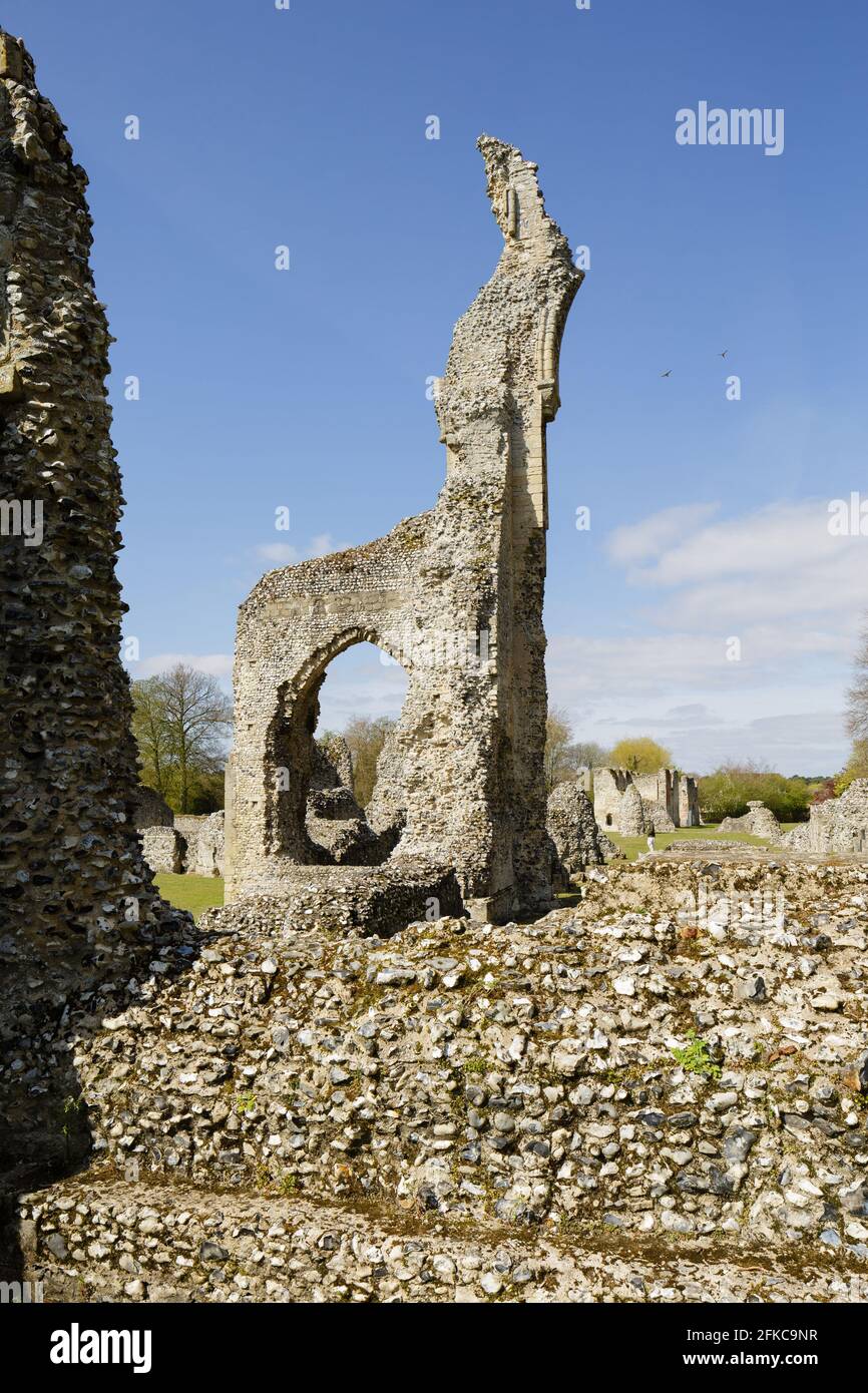 The Priory of Our Lady of Thetford, ruins of the Medieval Cluniac ...