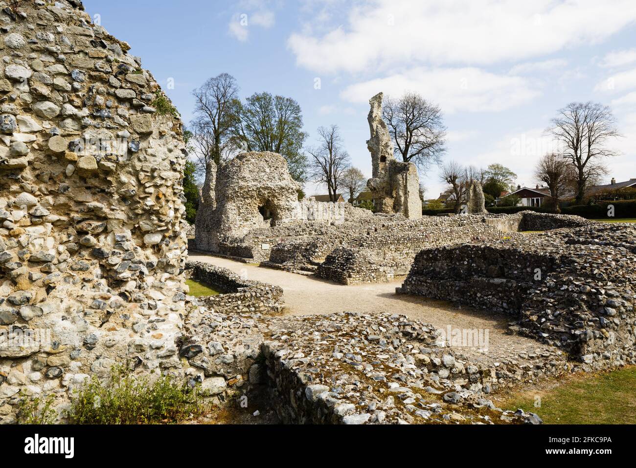 The Priory of Our Lady of Thetford, ruins of the Medieval Cluniac ...