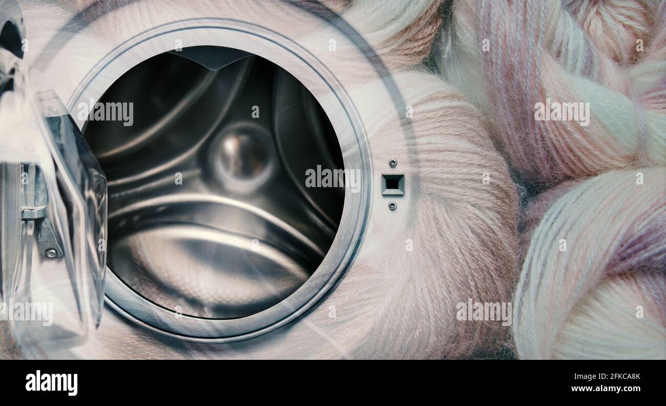 Yarn washing hi-res stock photography and images - Alamy