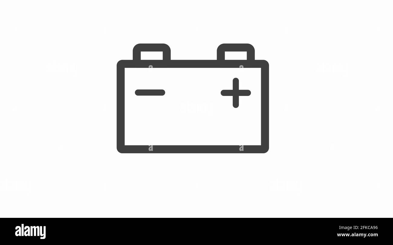 Battery Icon. Vector isolated flat illustration of a battery Stock ...