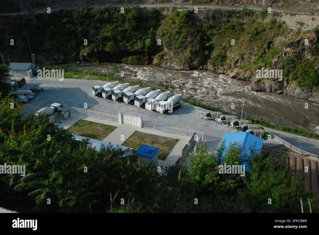 MANSEHRA, April 30, 2021 Photo taken on April 30, 2021 shows a view of ...