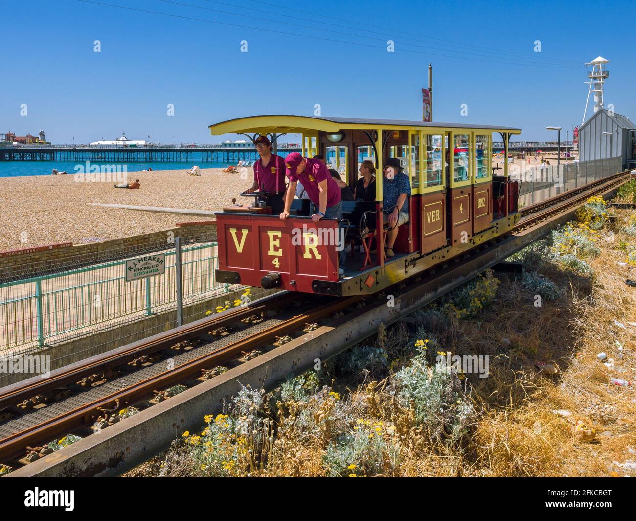 Brighton volks electric railway hi-res stock photography and images - Alamy
