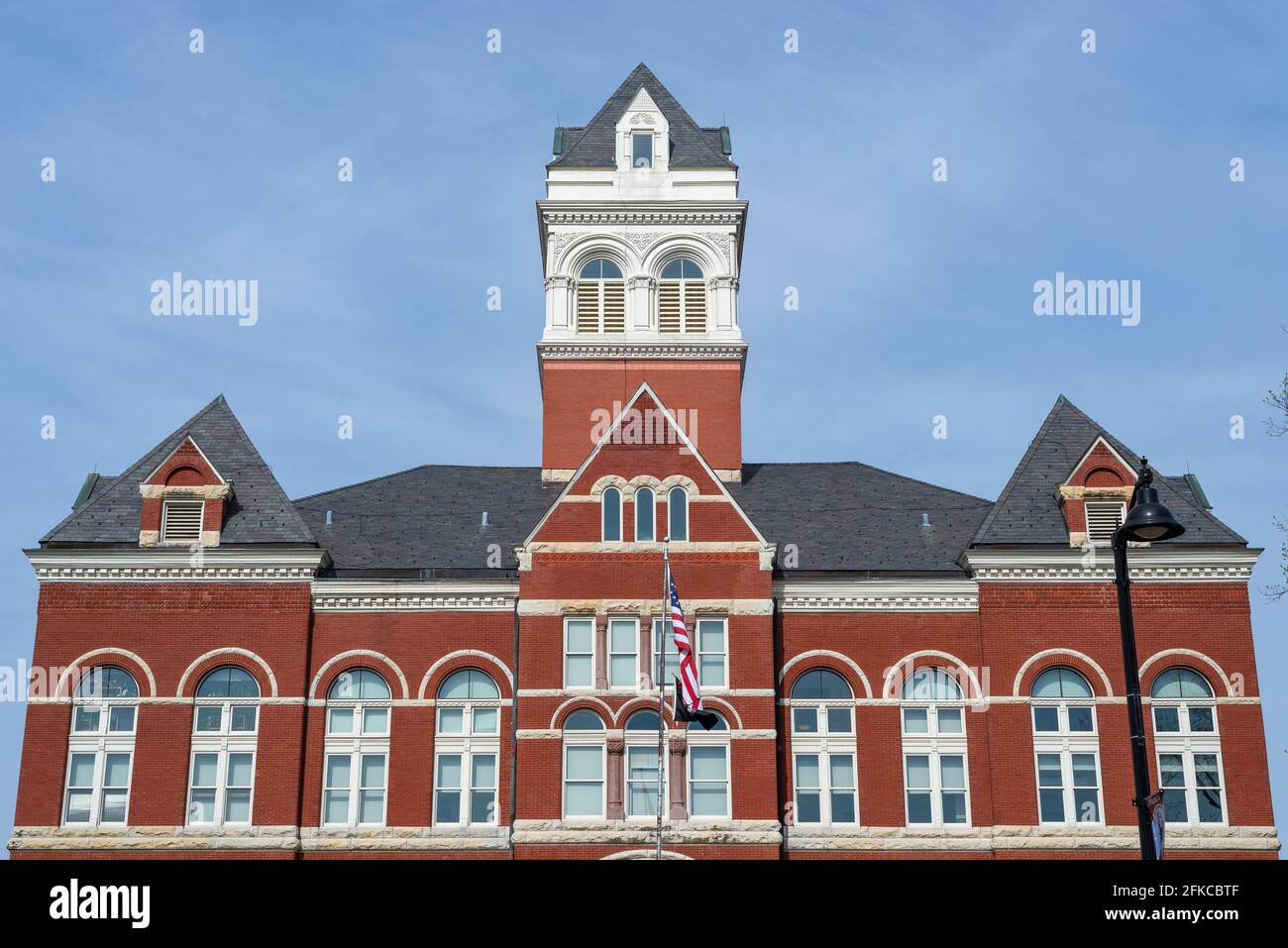 Ogle county courthouse in the morning light. Oregon, Illinois, USA ...