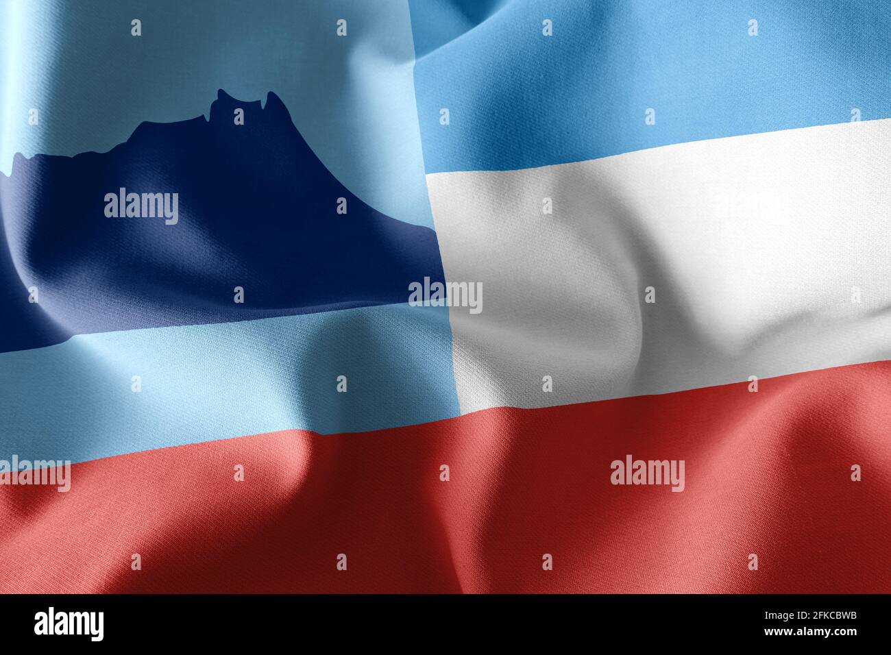 3d flag of the sabah hi-res stock photography and images - Alamy