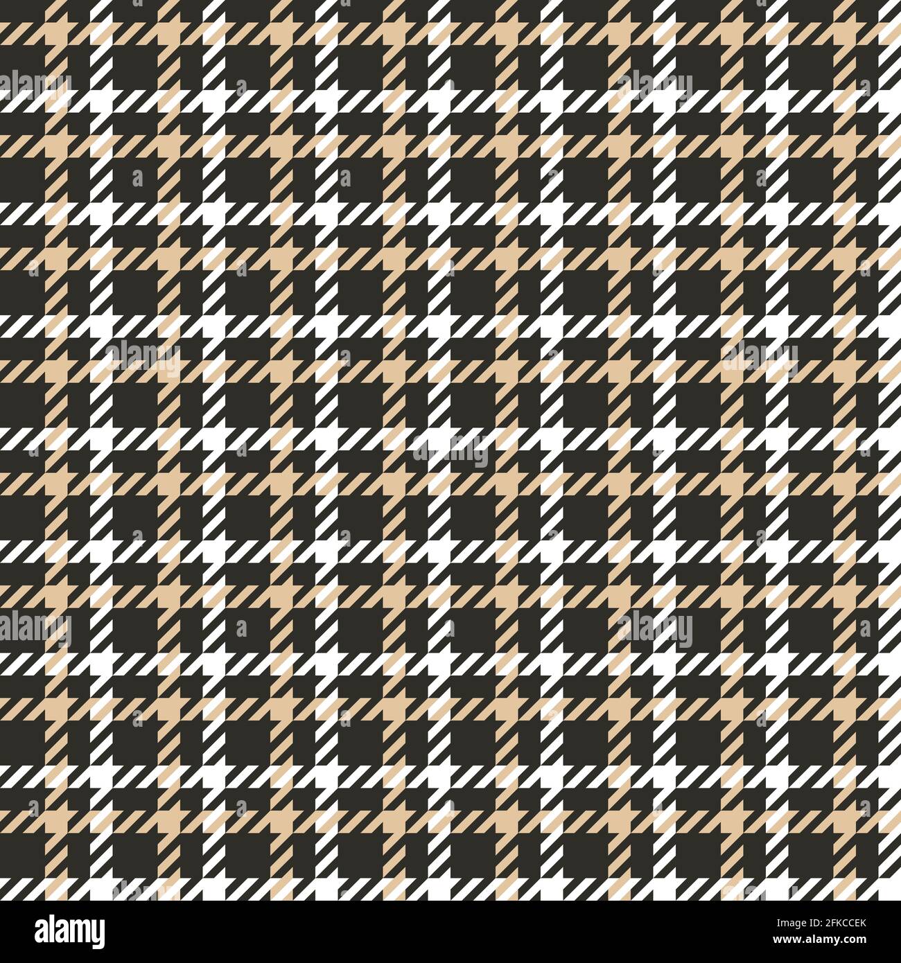 Houndstooth seamless pattern. Tartan tweed print. Vector Stock Vector ...