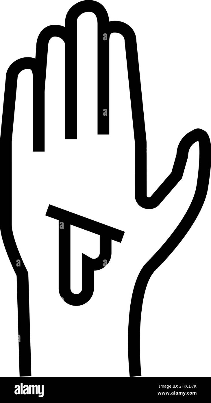 arterial bleeding disease line icon vector illustration Stock Vector ...