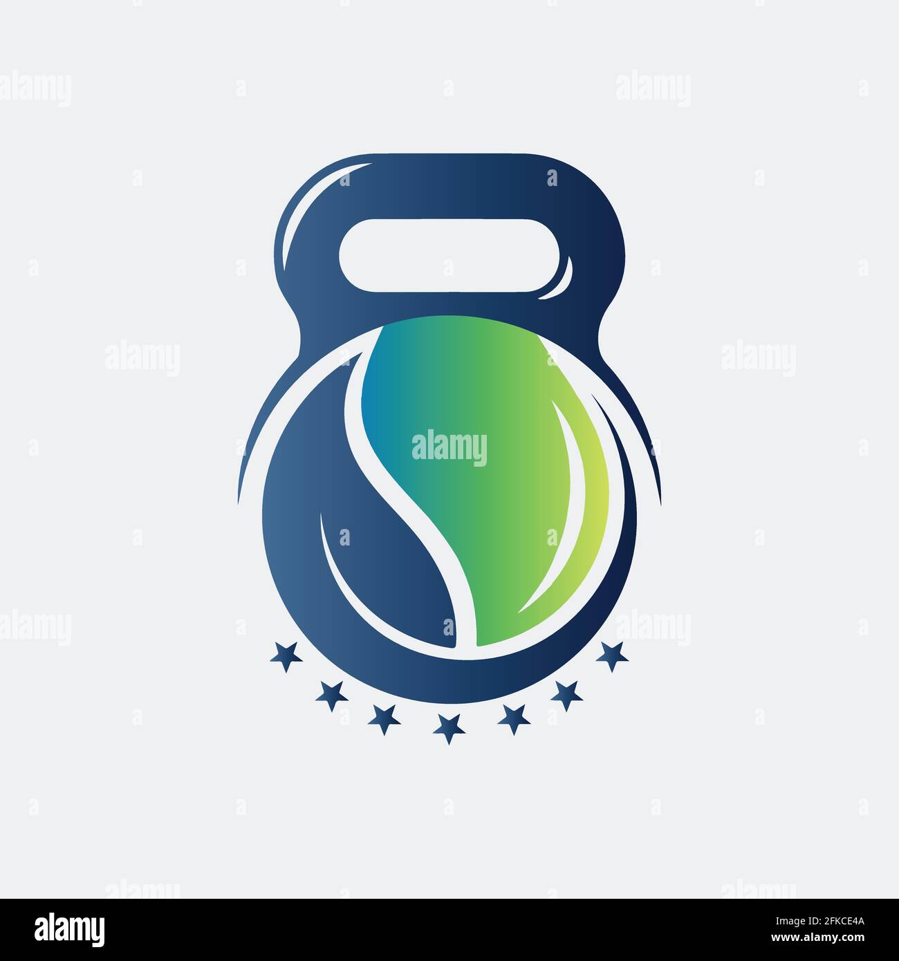fuel cell technology with fitness dumbbell icon vector logo design ...