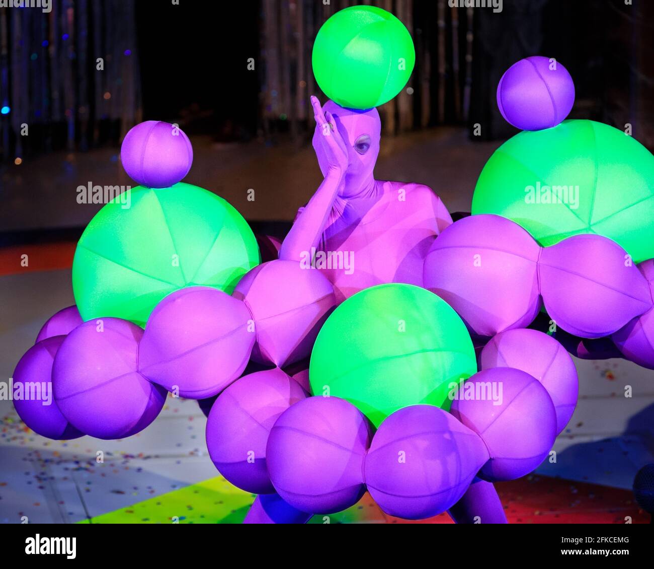 Participants in vibrant outfits at Andrew Logan’s Alternative Miss ...