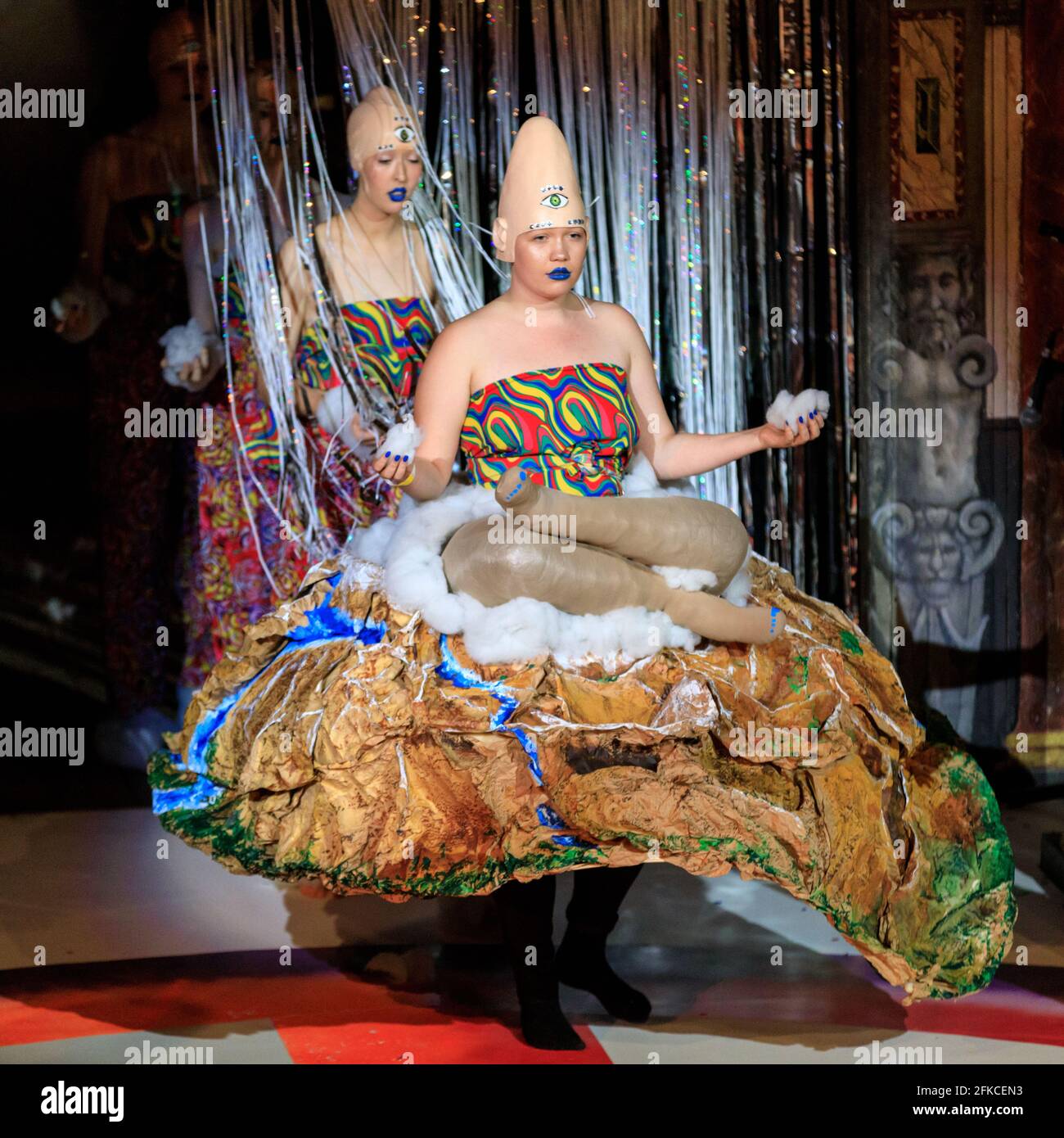 Participants in vibrant outfits at Andrew Logan’s Alternative Miss ...