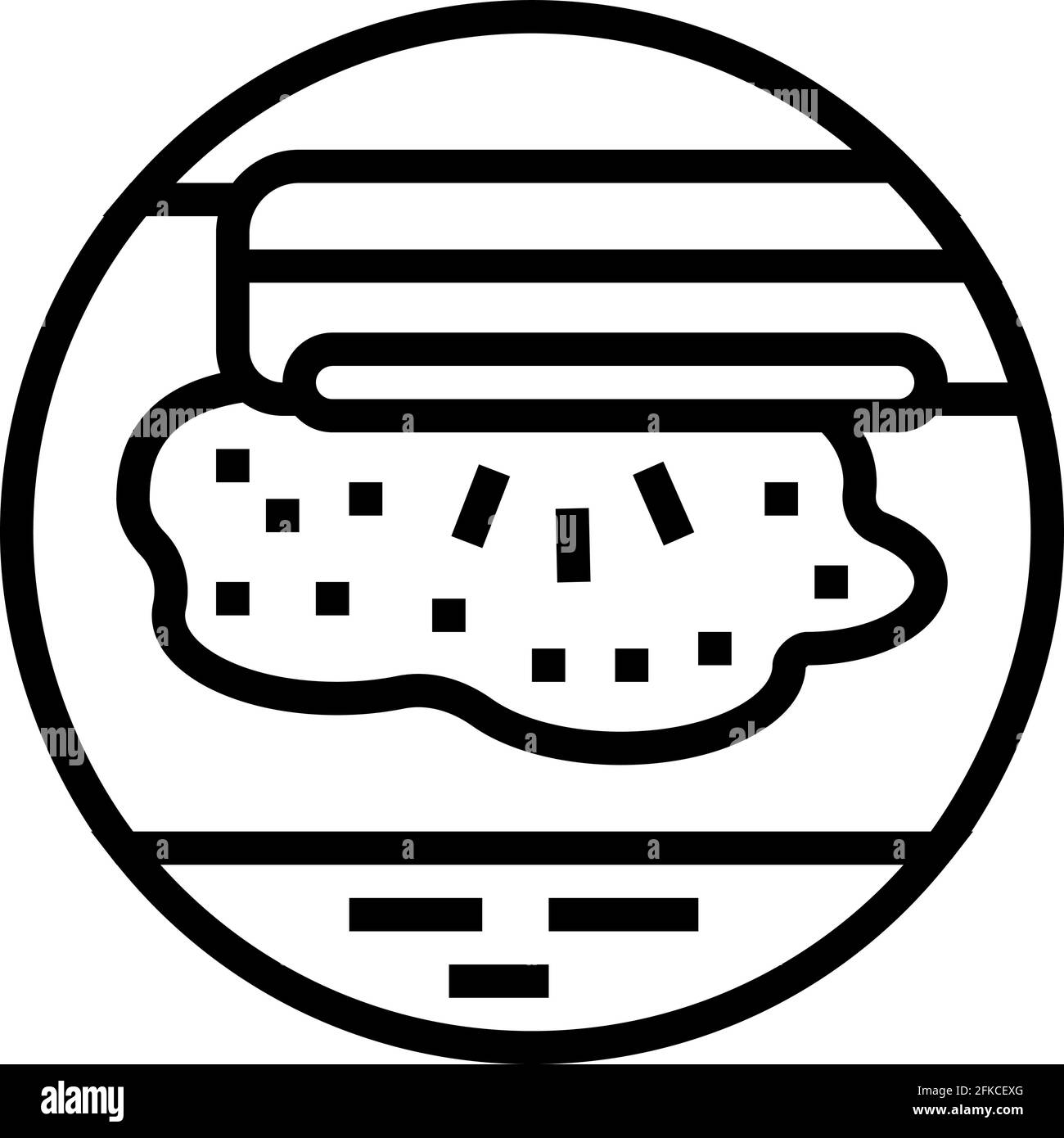 phototherapy treat line icon vector illustration Stock Vector Image ...