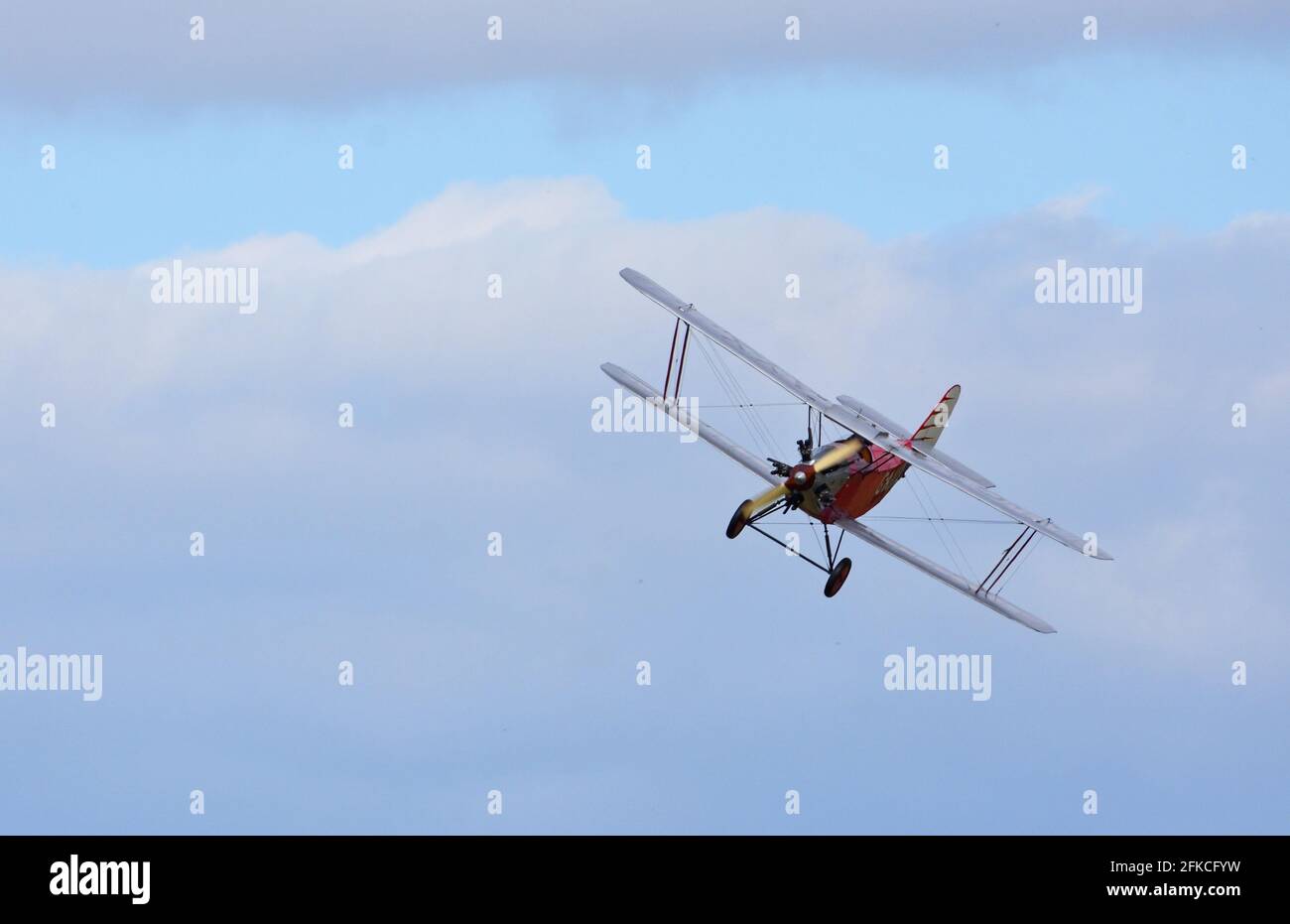 Vintage 1929 Southern Martlet aircraft in flight Stock Photo - Alamy
