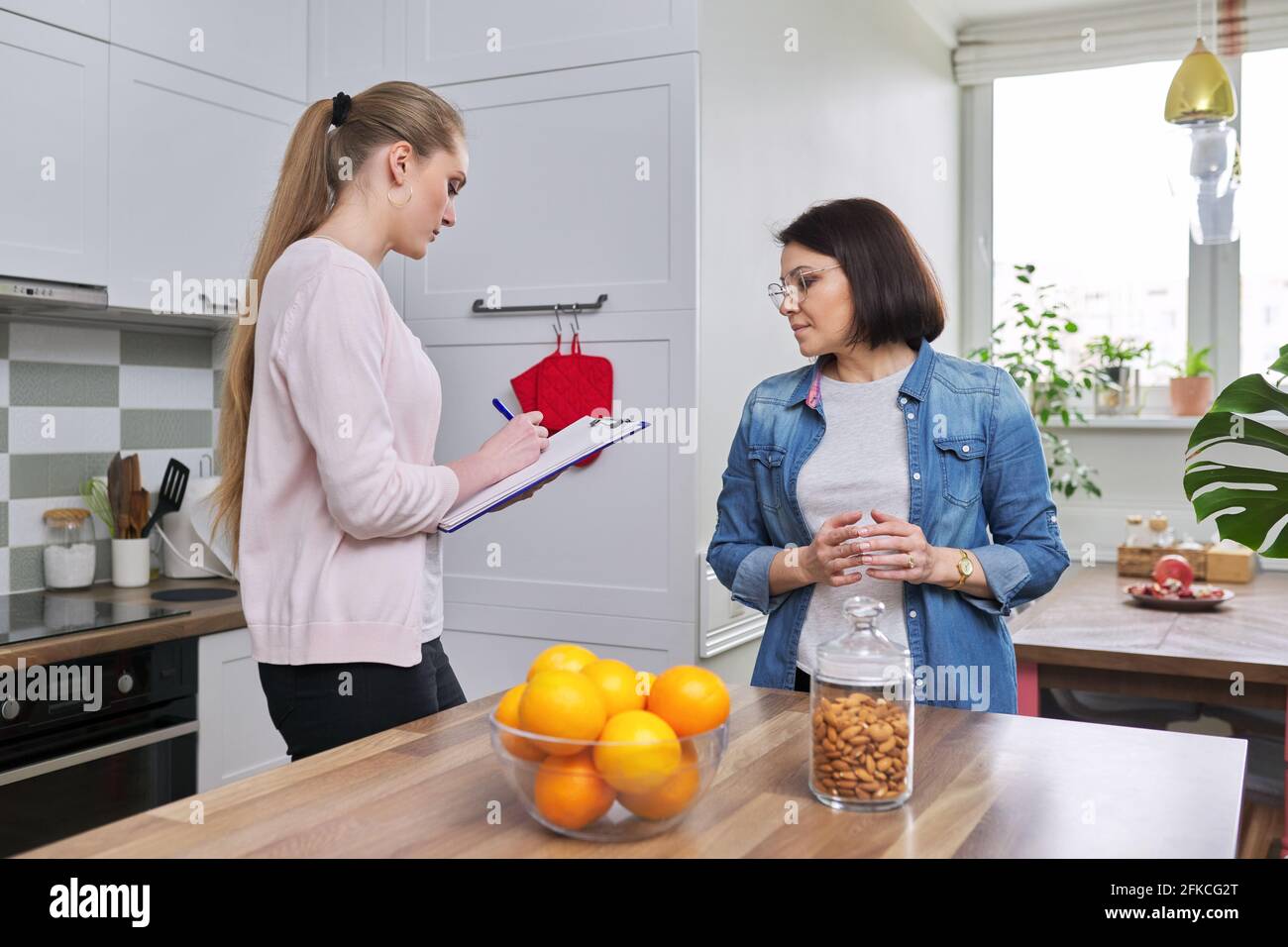 Census worker interview person hi-res stock photography and images - Alamy