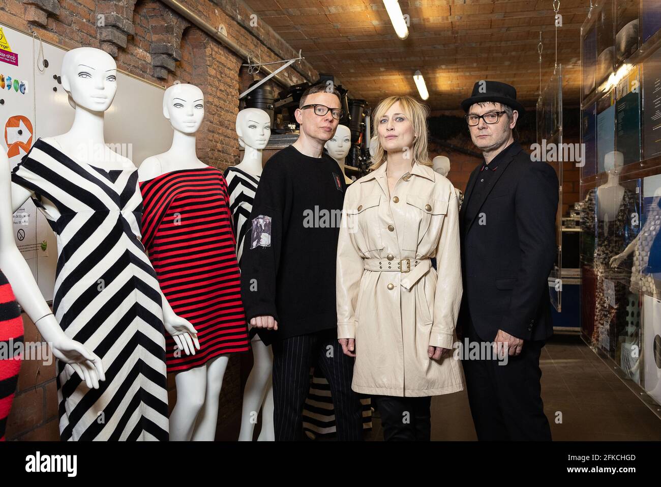 Hooverphonic's Alex Calier, Singer Geike Arnaert and Hooverphonic's ...