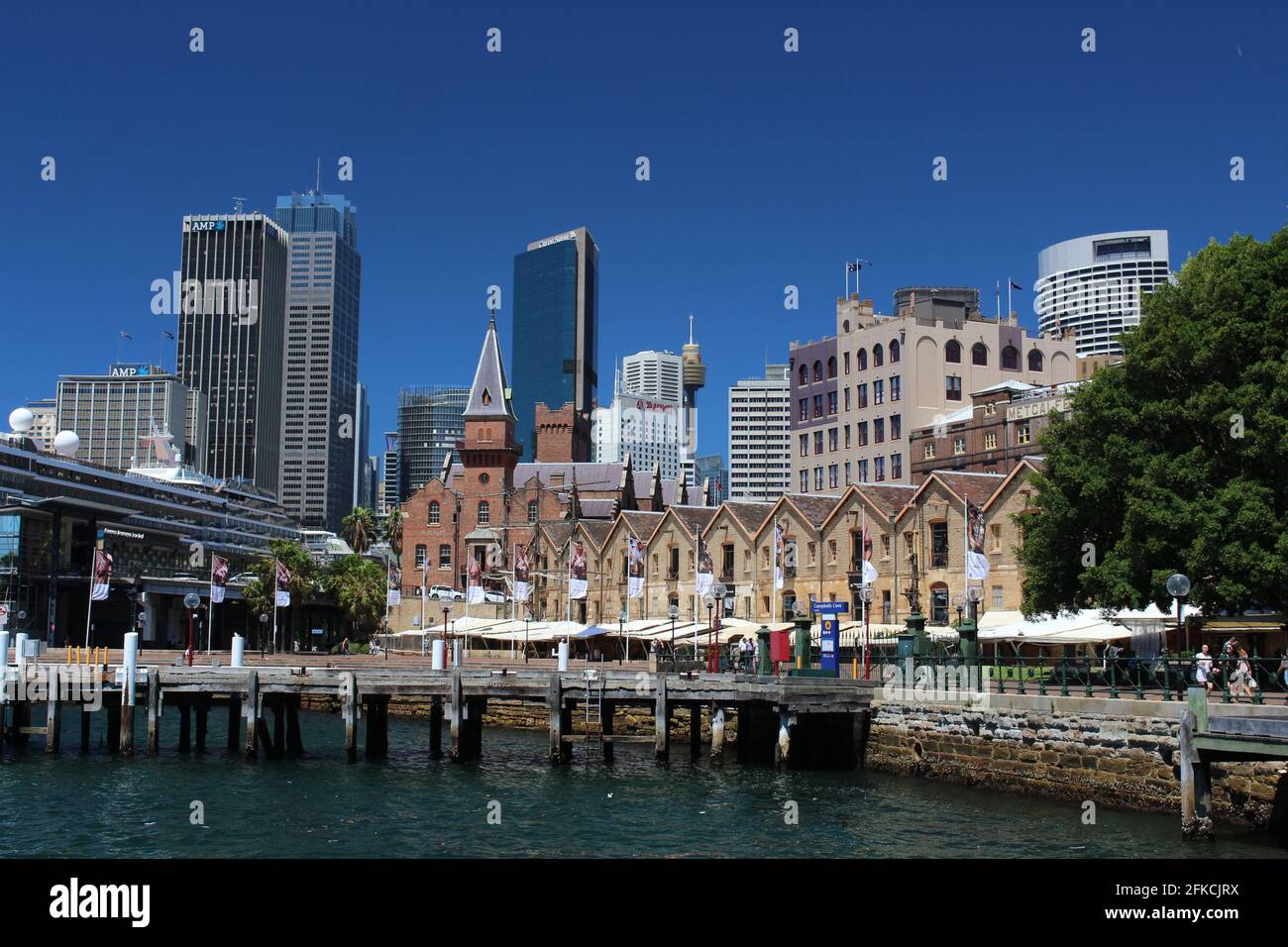 The Rocks is a tourist area and historic district of downtown Sydney ...