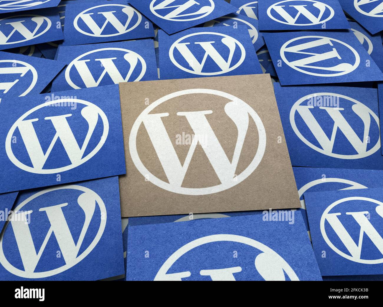 Wordpress; WordPress concept on background Stock Photo - Alamy