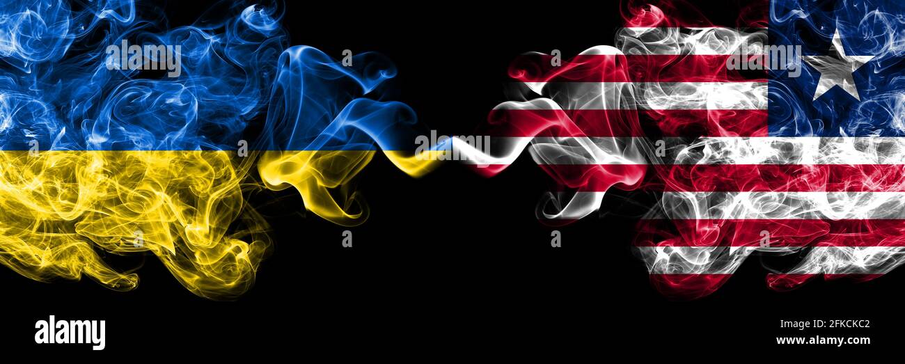 Ukraine liberia flag hi-res stock photography and images - Alamy