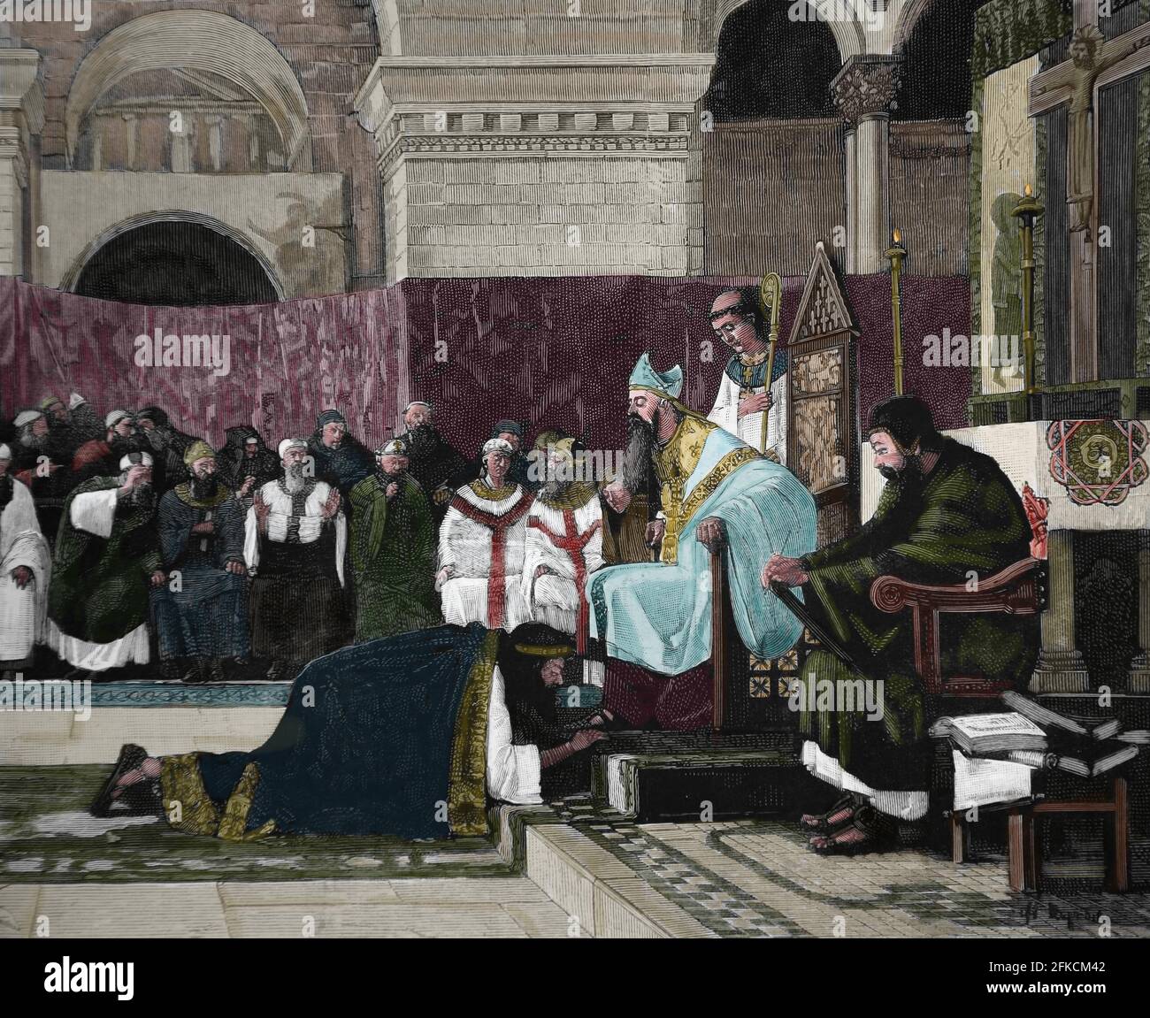 IV Council of Toledo, 633. Convened by Visigothic king Sisenand and ...