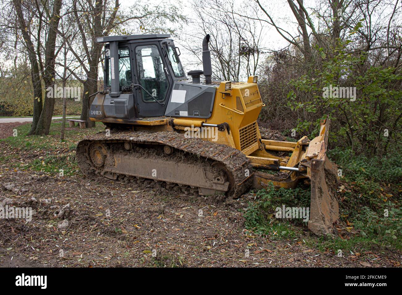 Bulldozing Trees