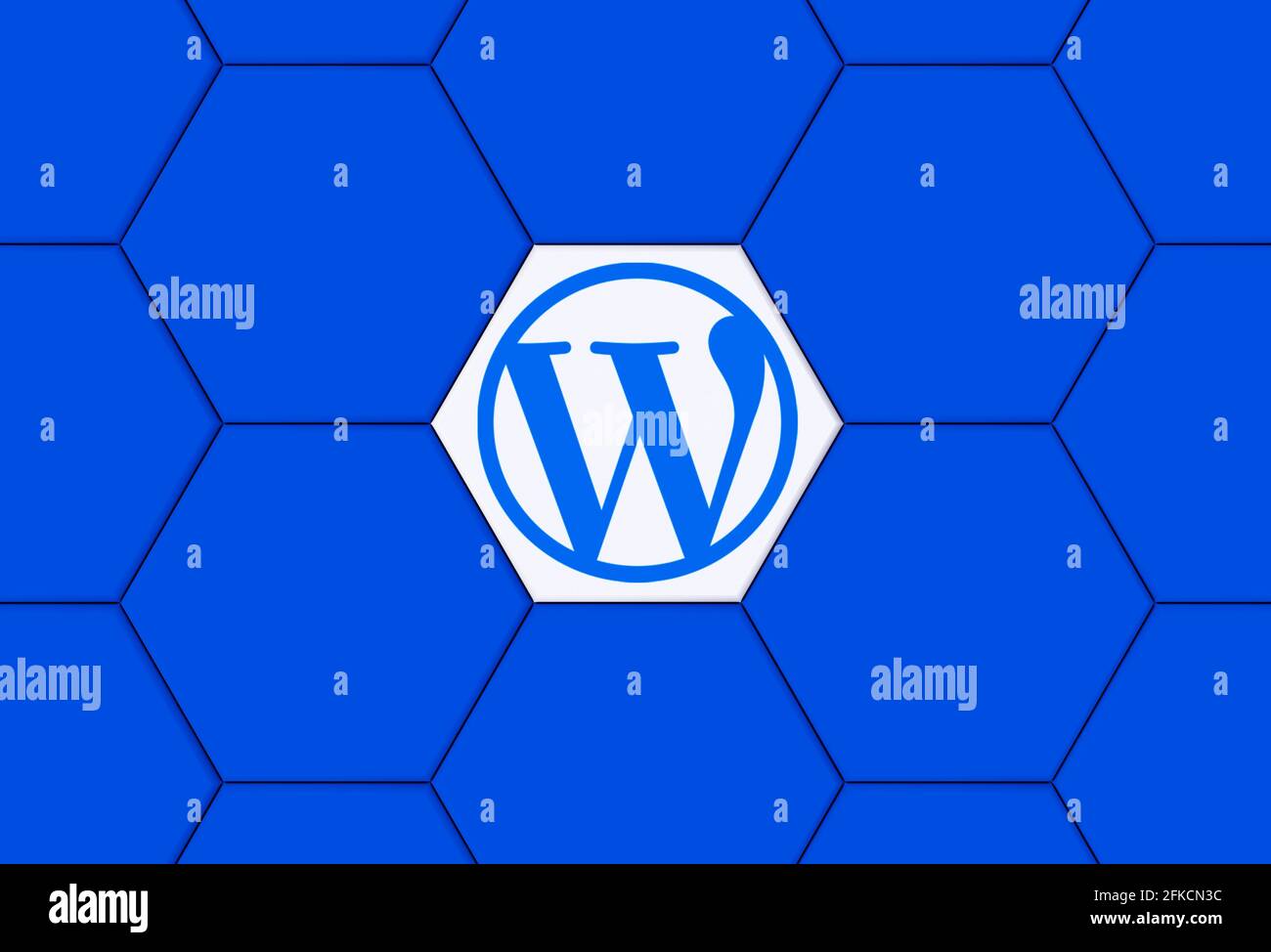 Wordpress; WordPress concept on background Stock Photo - Alamy