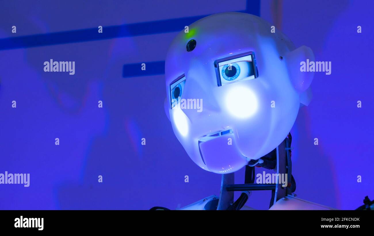 Funny humanoid robot Stock Photo - Alamy