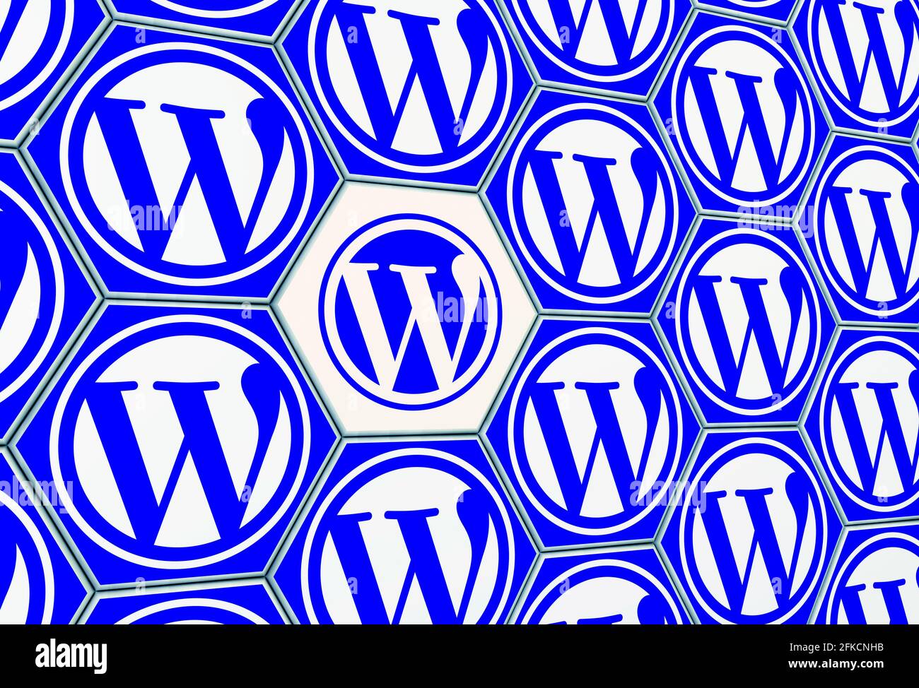 Wordpress; WordPress concept on background Stock Photo - Alamy