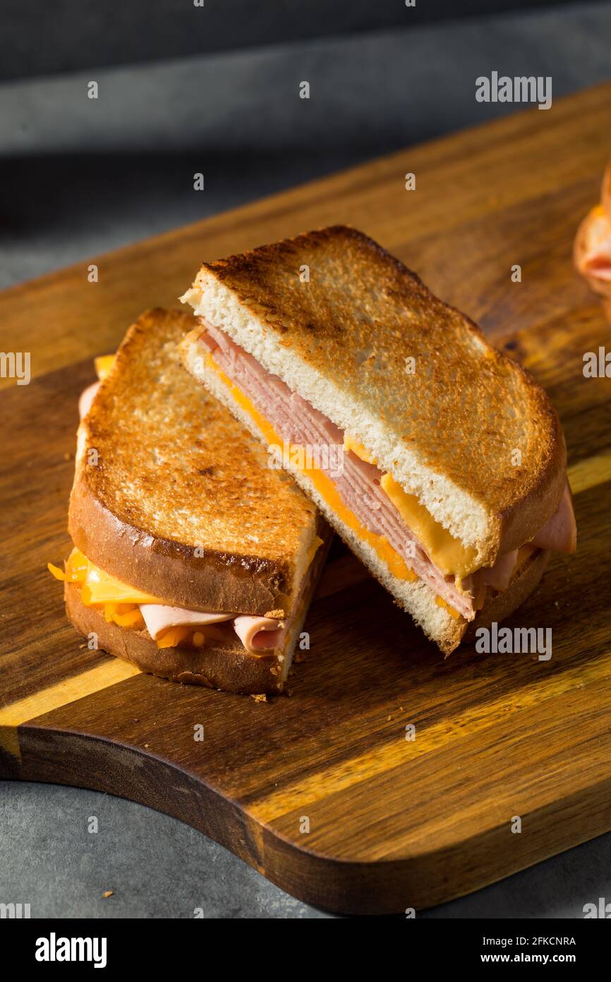 Ham grilled cheese hi-res stock photography and images - Alamy
