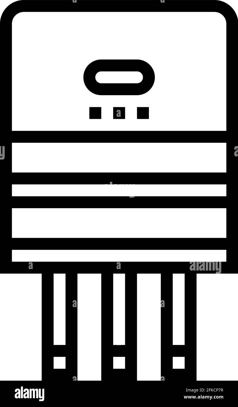 semiconductor production line icon vector illustration Stock Vector ...