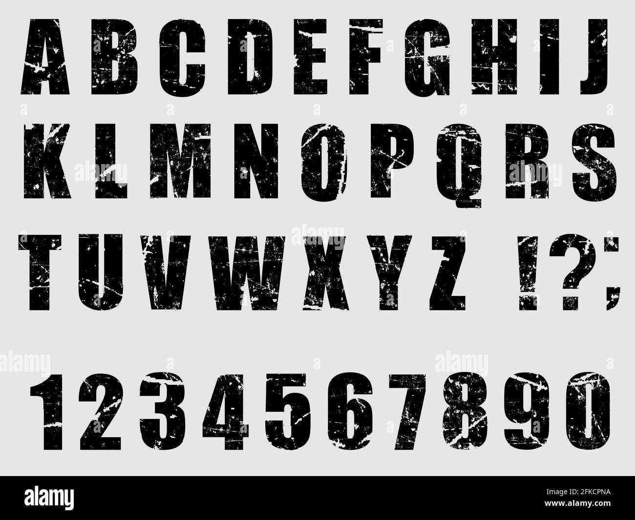 Grunge Distress Ink Splash Letters. Dirty Texture Letter Font. Alphabet ...