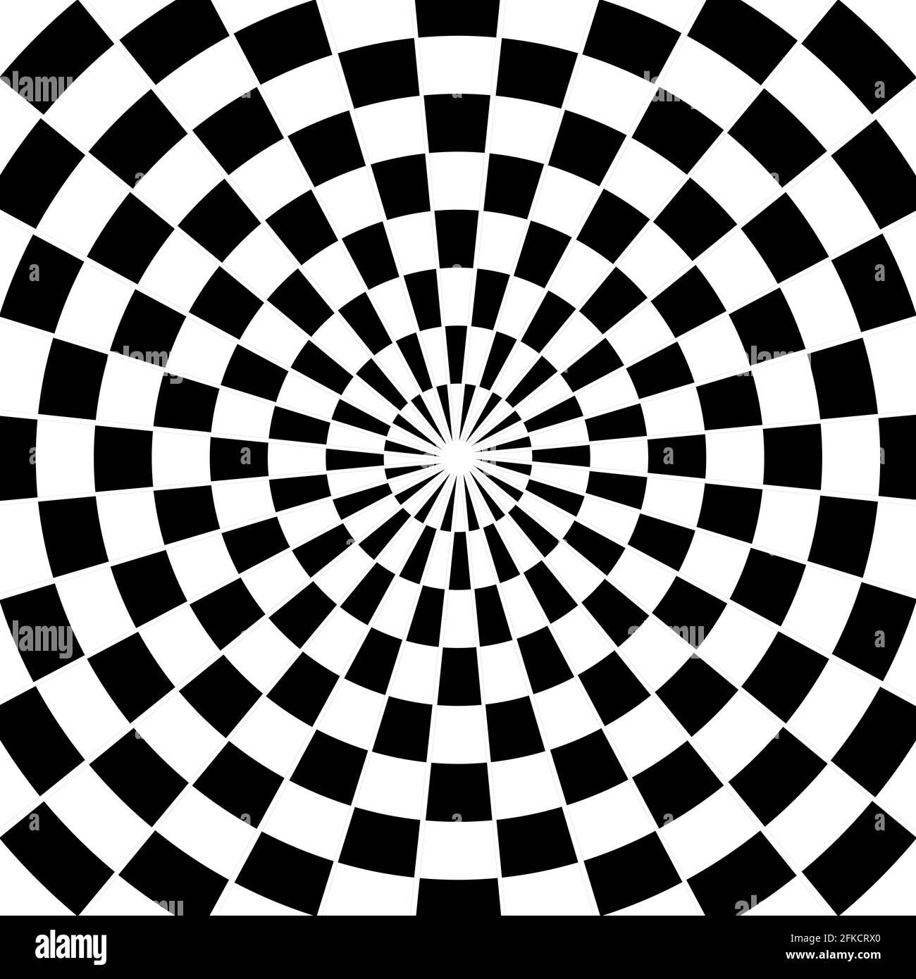 Vector Checkered Spiral Swirl Background Template for your design Stock ...