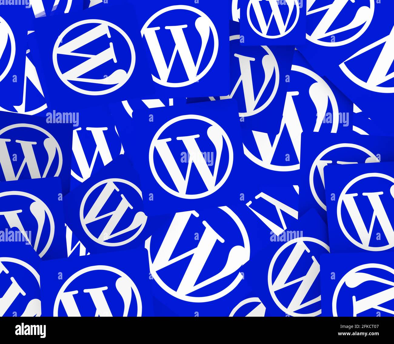 Wordpress; WordPress concept on background Stock Photo - Alamy