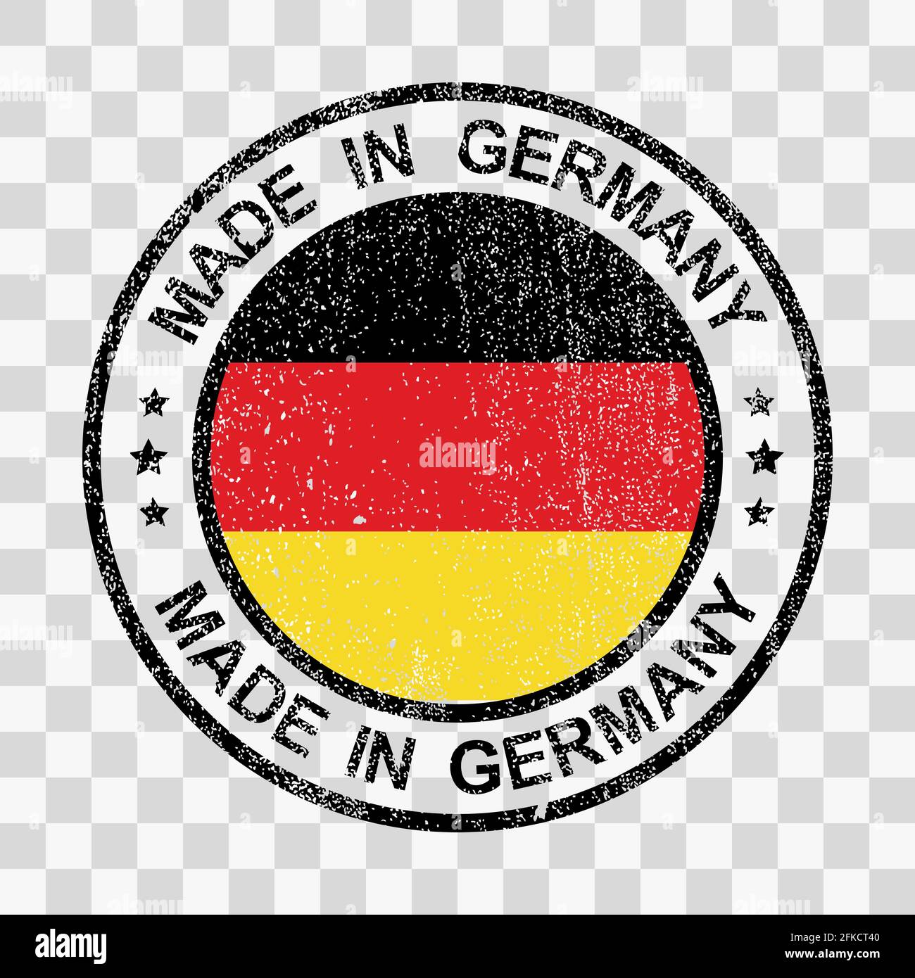 Made in Germany stamp in grunge style isolated distressed icon Template ...