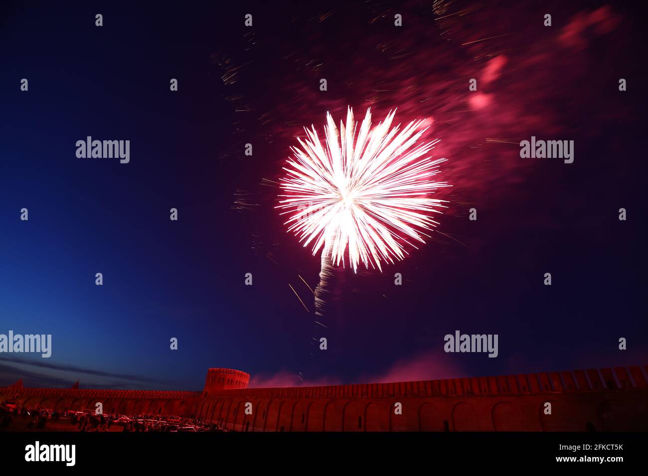 independence day and carnival festival in European city, colourful ...