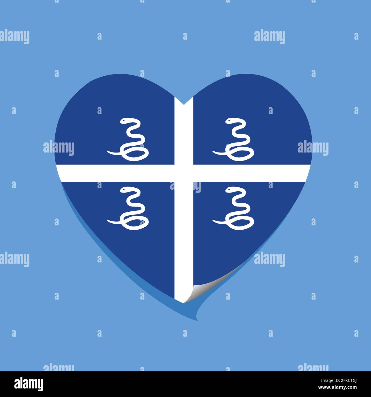 Martinique flag hi-res stock photography and images - Alamy