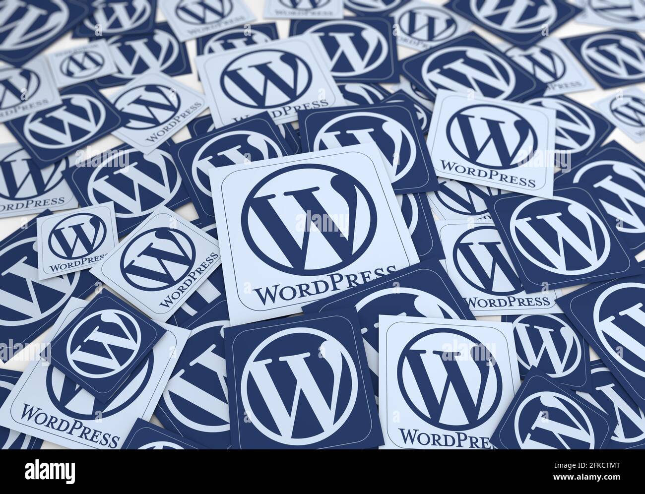 Wordpress; WordPress concept on background Stock Photo - Alamy