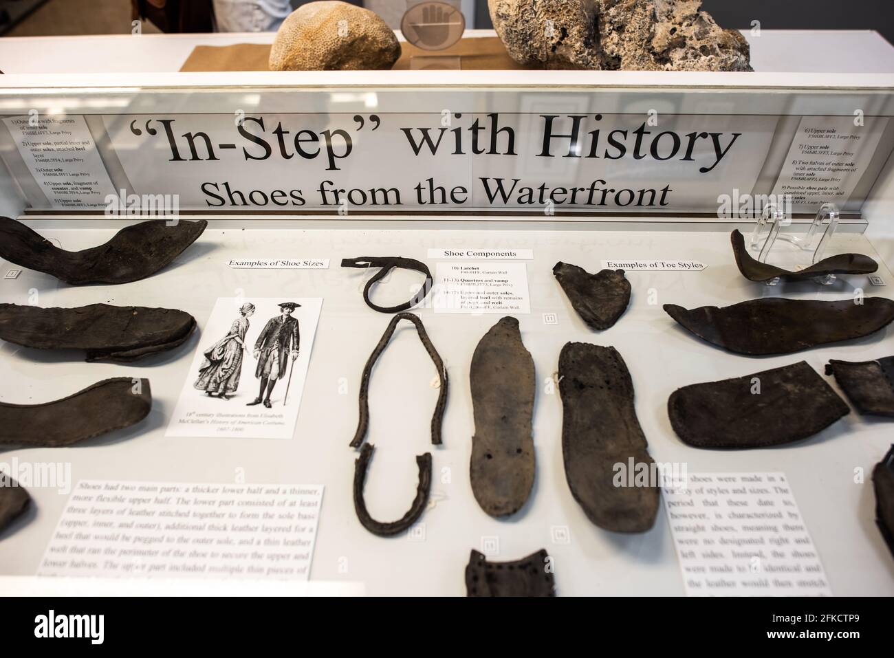 ALEXANDRIA, VA - The Alexandria Archaeology Museum is a small museum ...