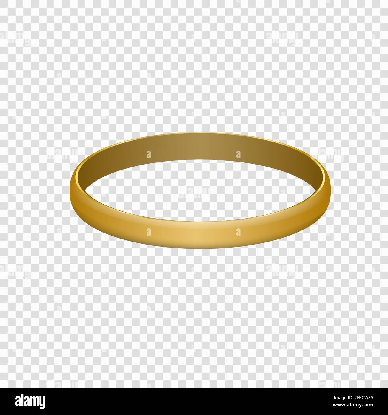 3d Gold Wedding Rings Isolated Template for your design Stock Vector ...