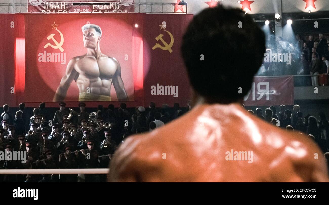 USA. Sylvester Stallone in a scene from (C)MGM/UA film: Rocky IV (1985 ...