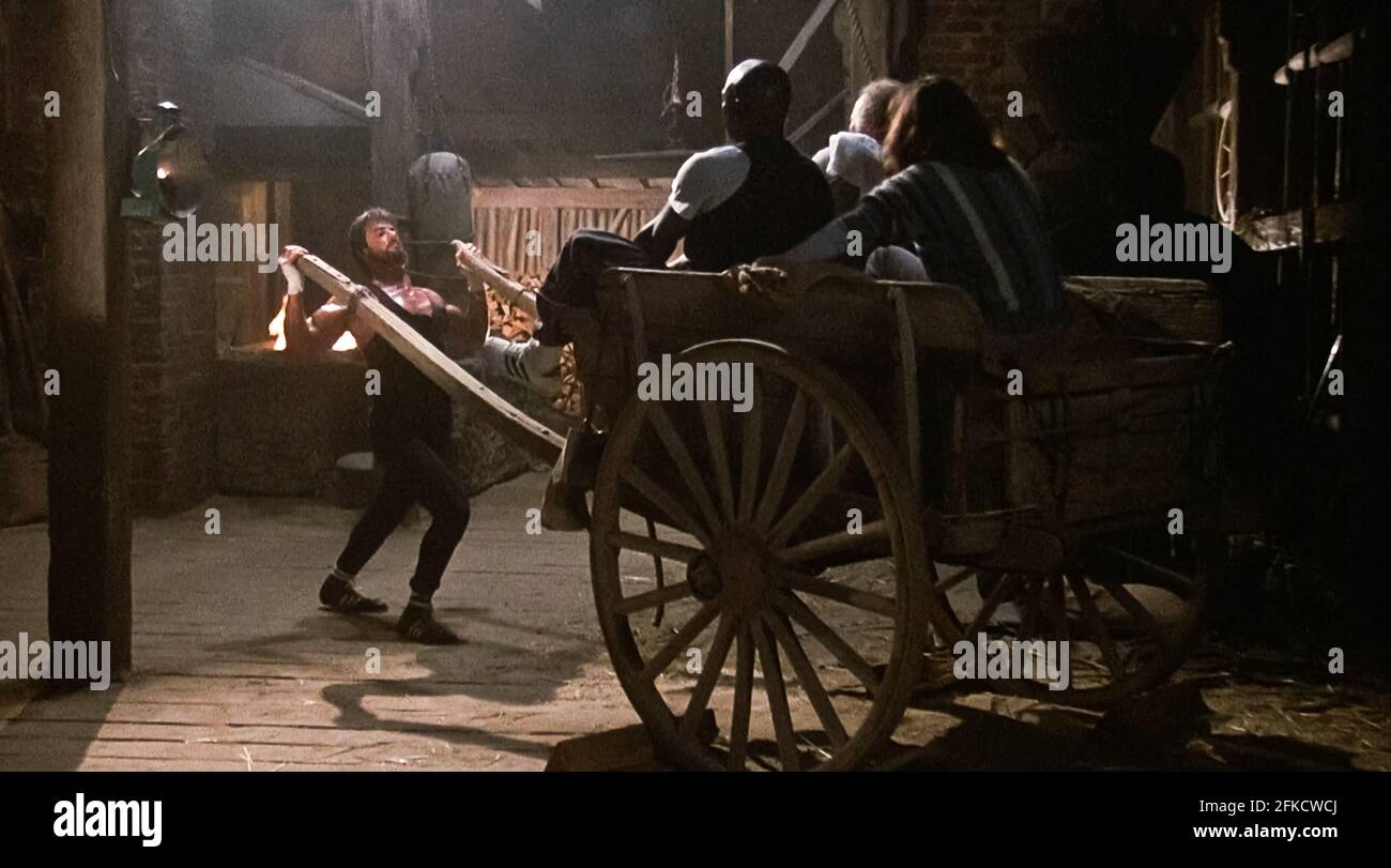 USA. Sylvester Stallone in a scene from (C)MGM/UA film: Rocky IV (1985 ...