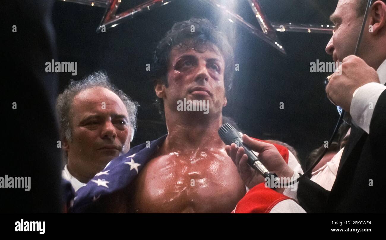 Rocky iv 1985 sylvester stallone hi-res stock photography and images ...