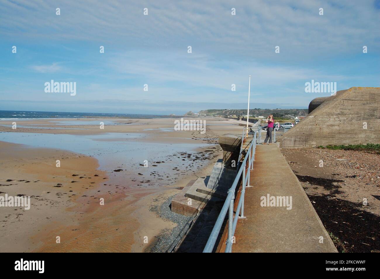 Sea view Jersey Stock Photo - Alamy