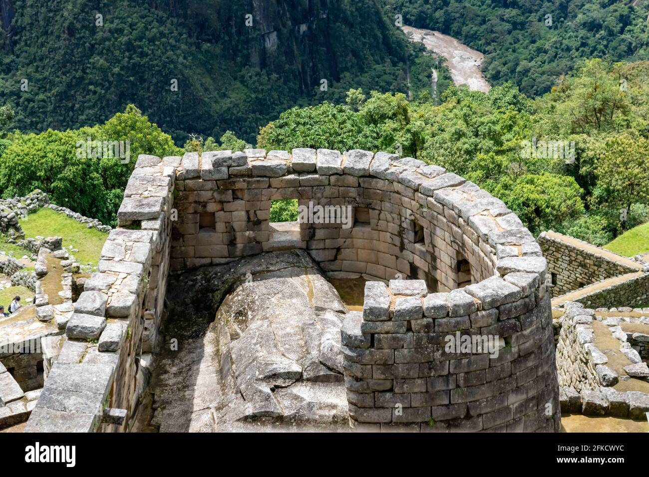 Machu Picchu in the Peruvian Andes is one of the New Seven Wonders of ...