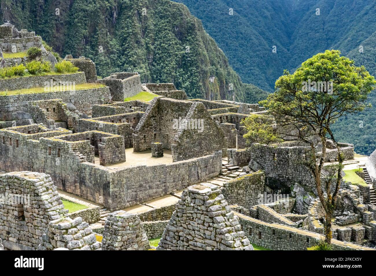 Machu Picchu in the Peruvian Andes is one of the New Seven Wonders of ...