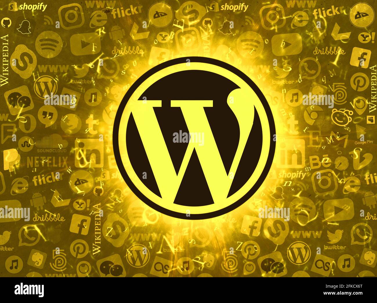 Wordpress template hi-res stock photography and images - Alamy