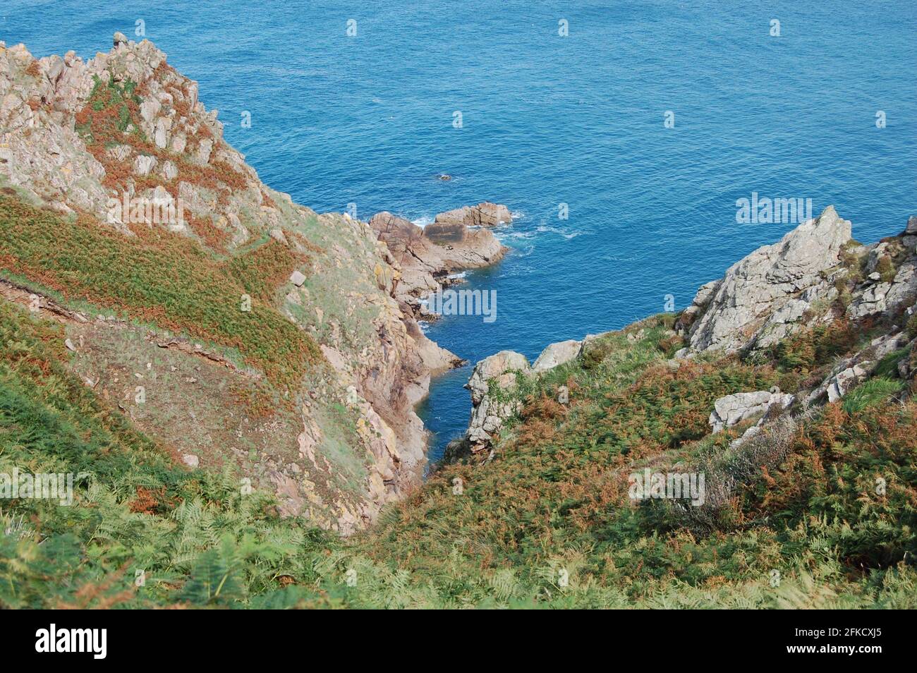 Sea and rocks Jersey rocks rock cove beach beaches pretty view views ...